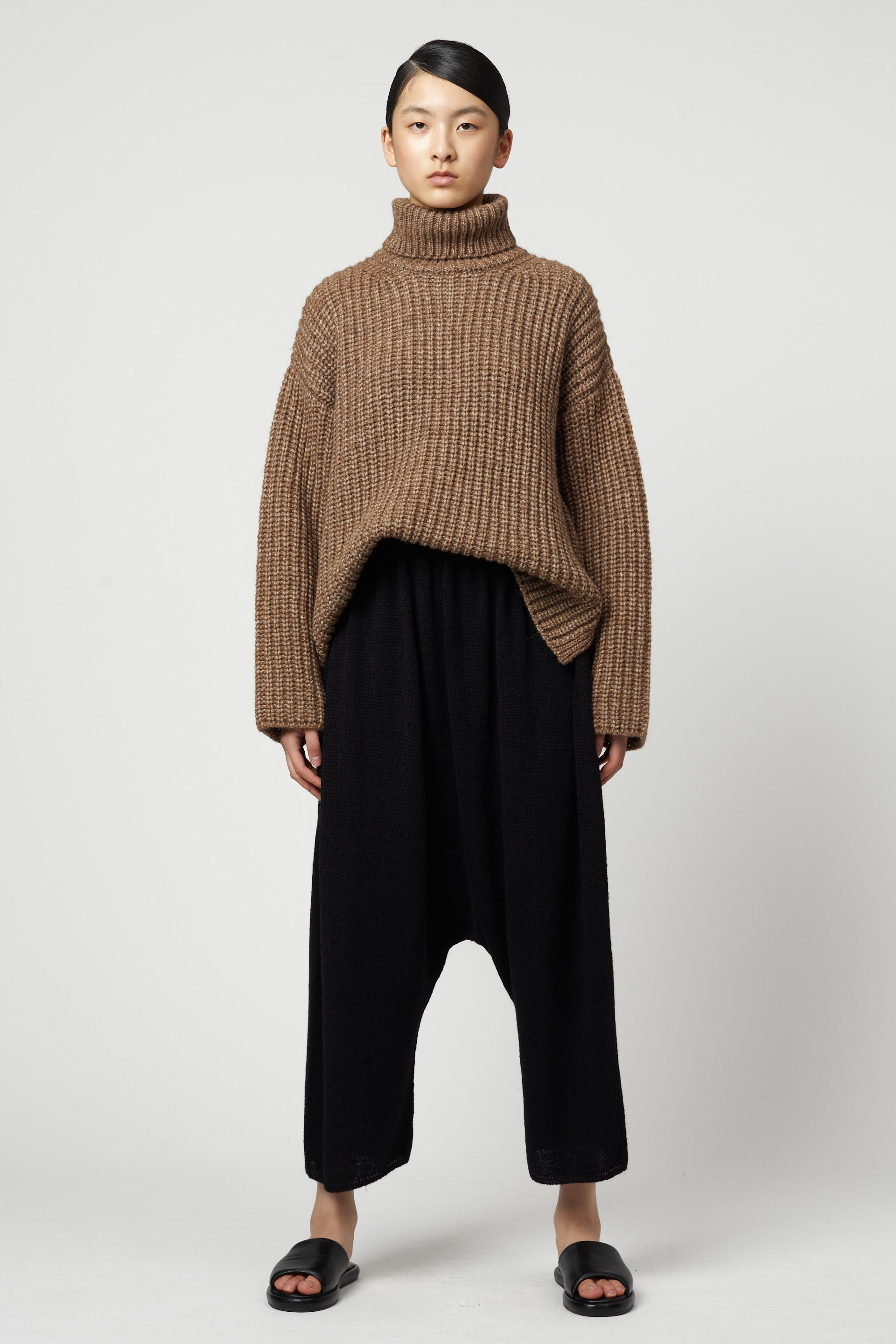 ALPACA RIB TURTLENECK at Atelier Delphine